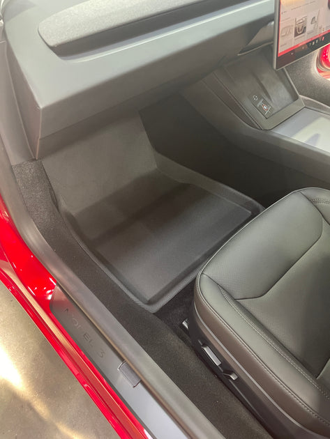 TESLA NEW MODEL 3 RHD Floor Mats/Covers x 8 pcs 3D XPE Textured Waterp ...