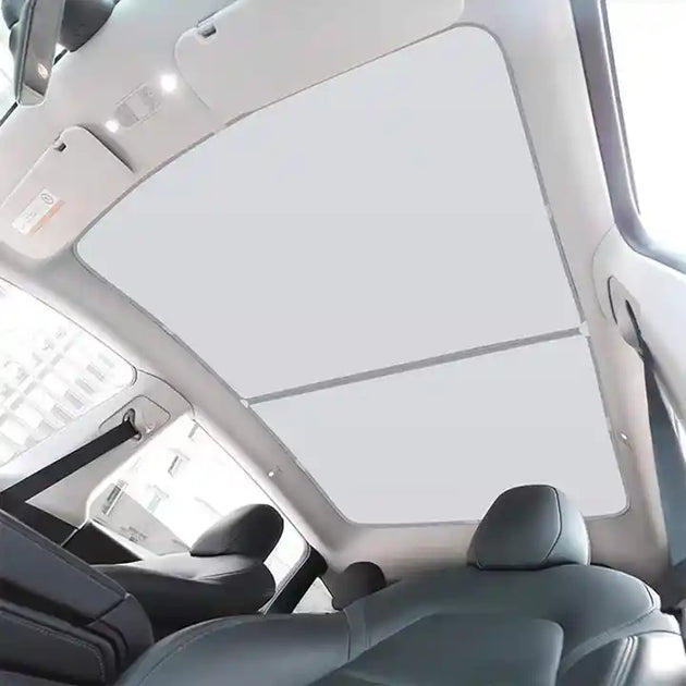 Tesla Model Y Glass Roof Sunshade Black or White Sunroof Window UV ...