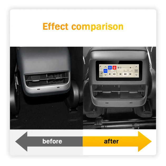 Tesla Model 3 Y Rear Climate Control Rear AC Air Conditioning Control ...