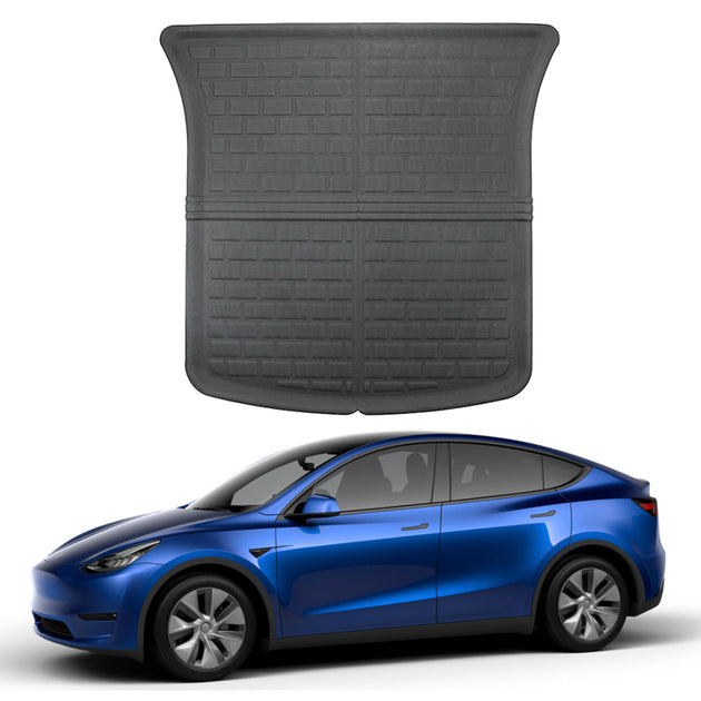 TESLA MODEL Y Boot Rear Liner Floor Mat 3D XPE Textured look - 2020 ...