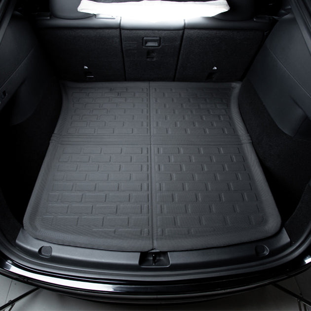 TESLA MODEL Y Boot Rear Liner Floor Mat 3D XPE Textured look - 2020 ...