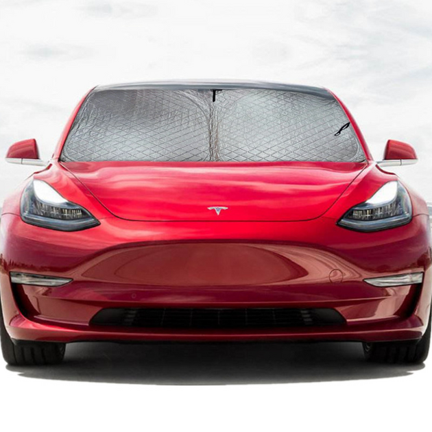 Tesla Model 3 and Model Y Windscreen Sunshade Front UV Cover - 2017 ...